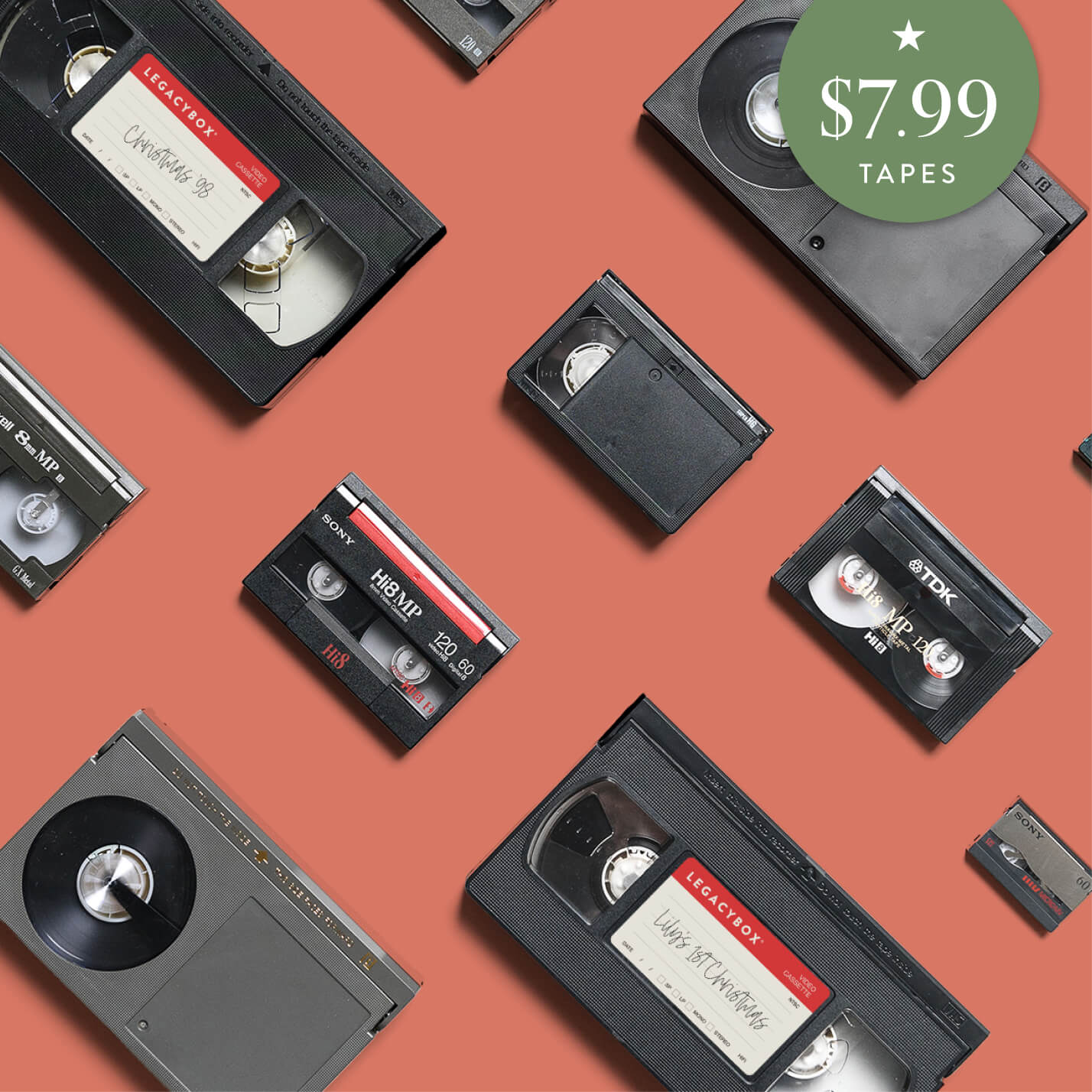 $7.99 Tape & Film Transfers – Legacybox