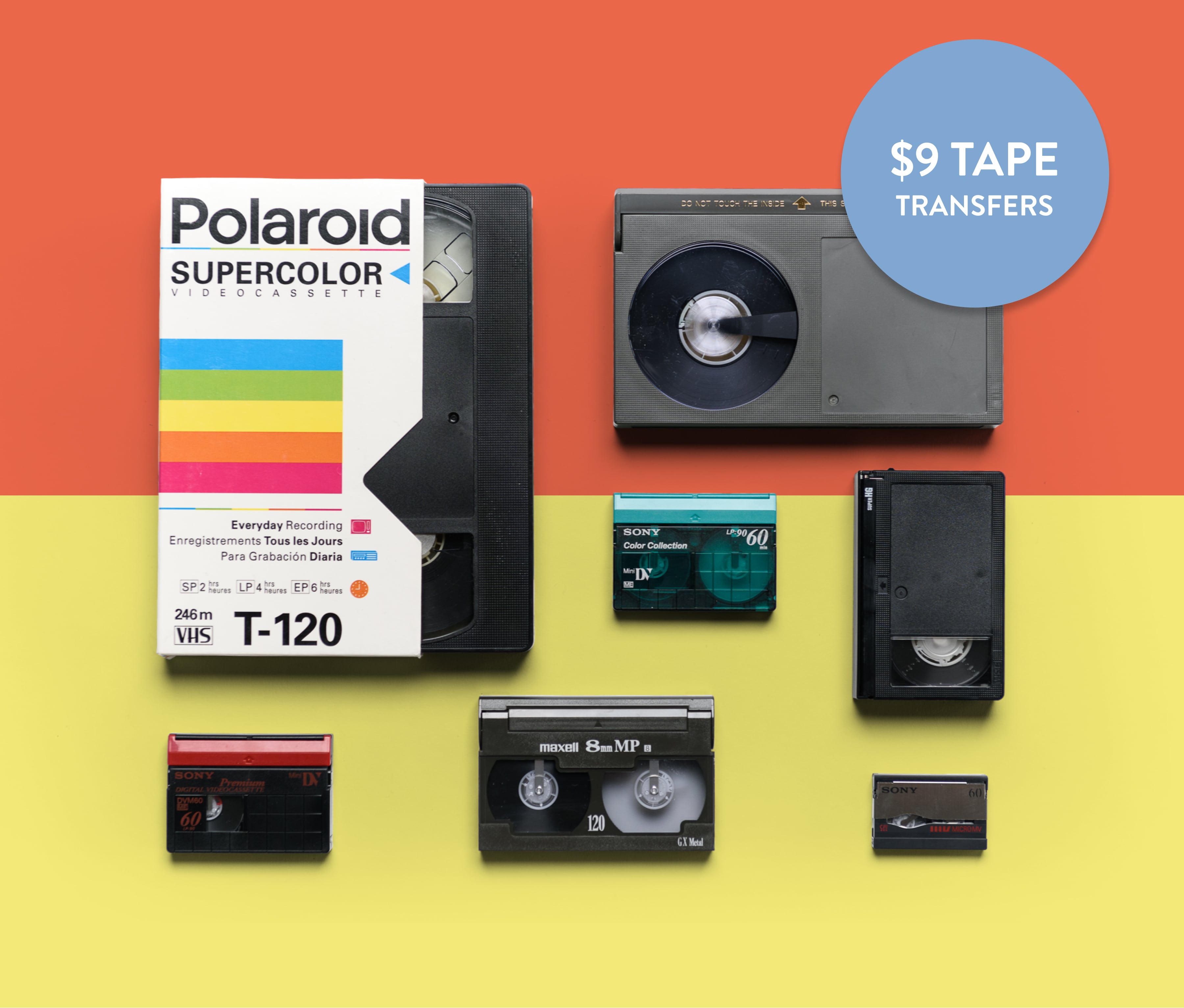$9 Tape to Digital Conversion Services | Legacybox